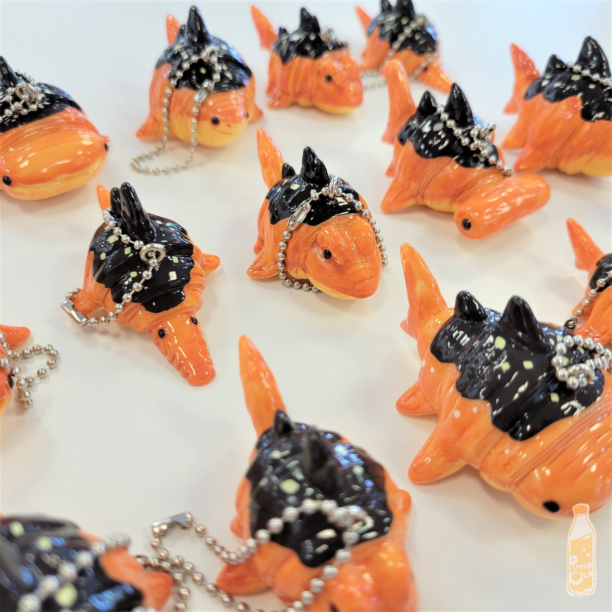 Croissant Shark Mascot Keychain (Chocolate Covered Ver.) Japan Gachapon ...