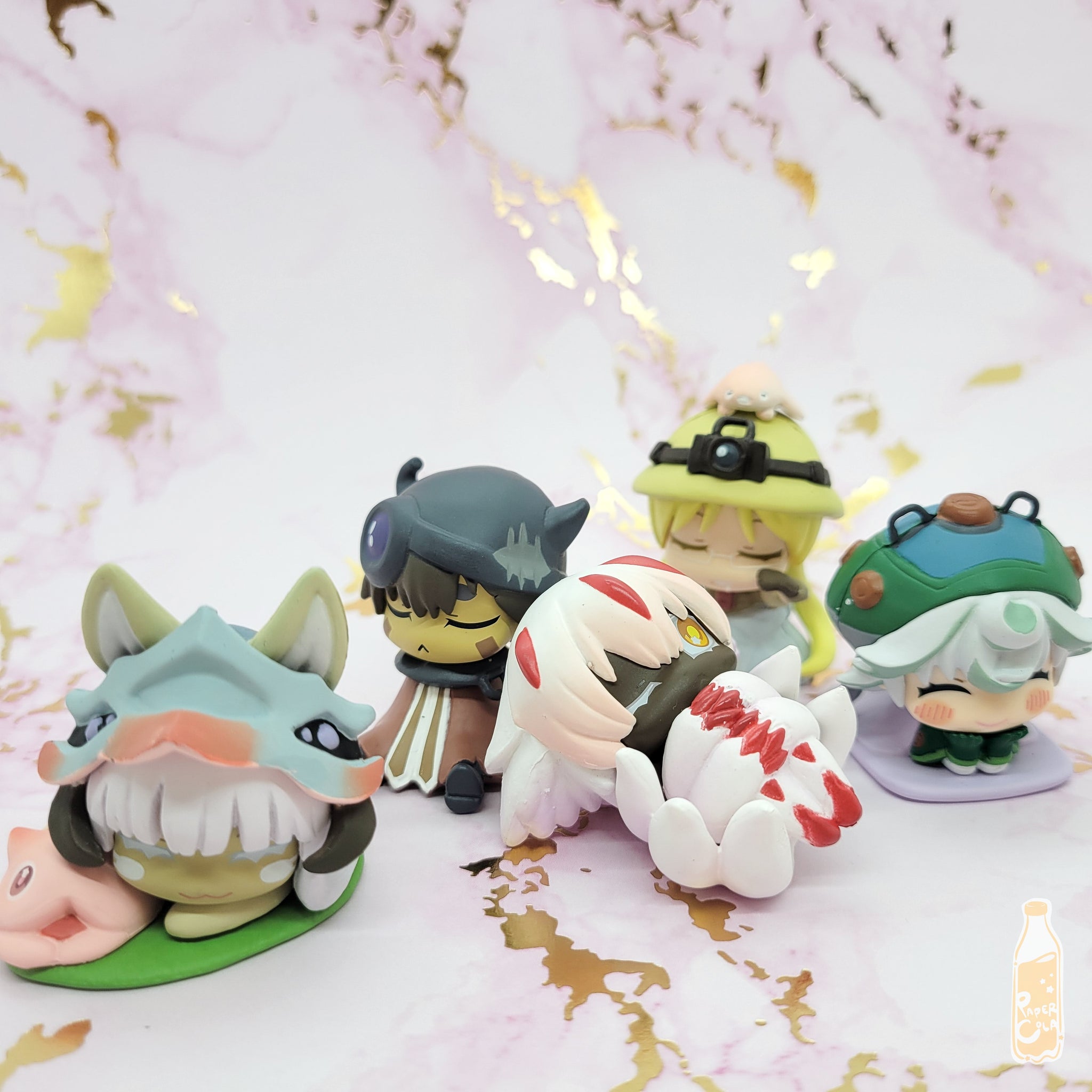 Made in Abyss Mini Sleeping Figure Riko Reg Faputa Nanachi Mitty Meinya ...